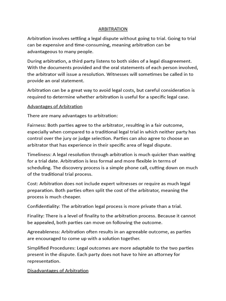 Clinical Course II (Alternative Dispute Resolution) | PDF | Mediation | Arbitration