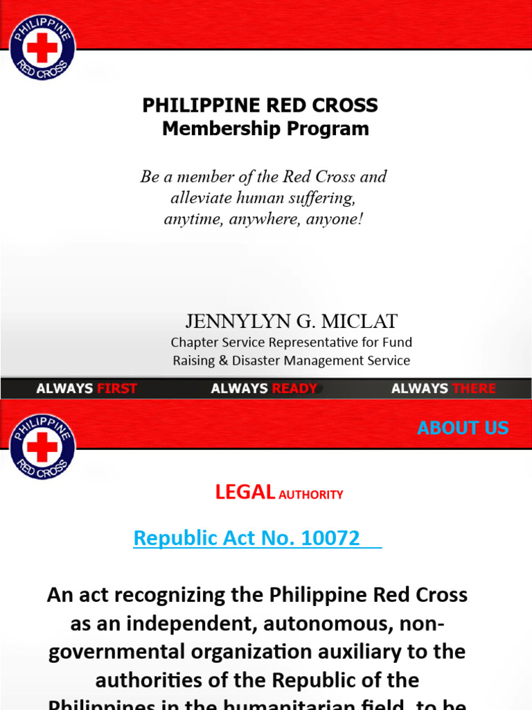 Red Cross Membership Program | Download Free PDF | International Red ...