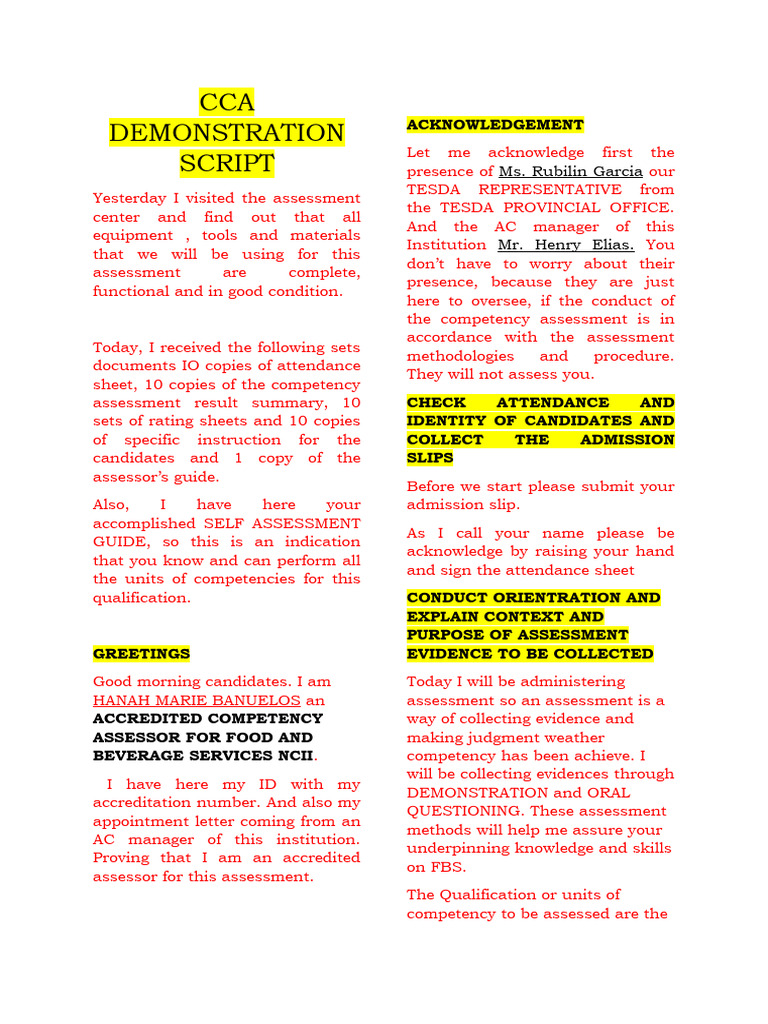 Final Cca Script | PDF