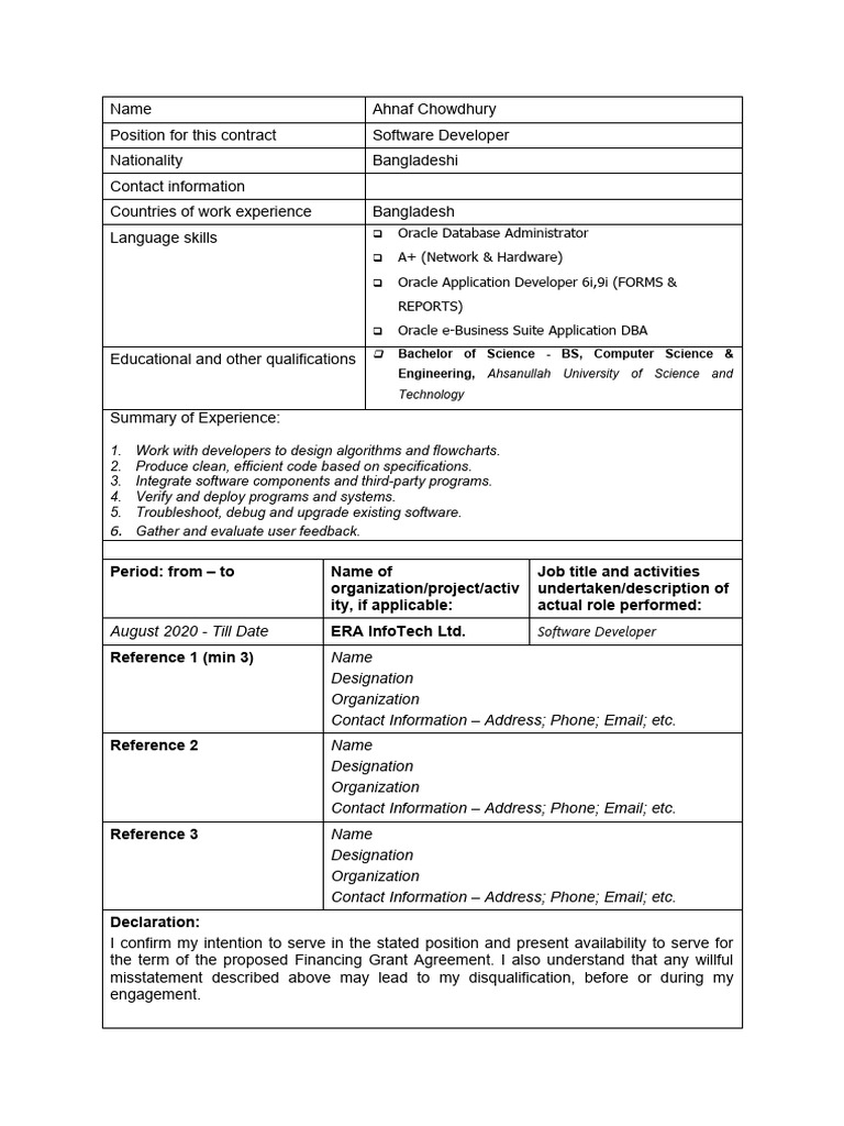 09 Developer Ahnaf Chowdhury | PDF