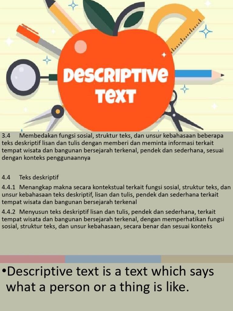 Descriptive Text | PDF | Adjective