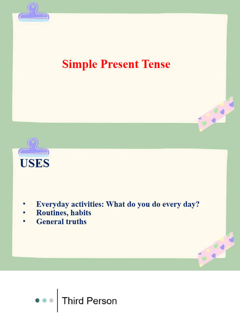Present Simple | PDF | Cuisine | Foods