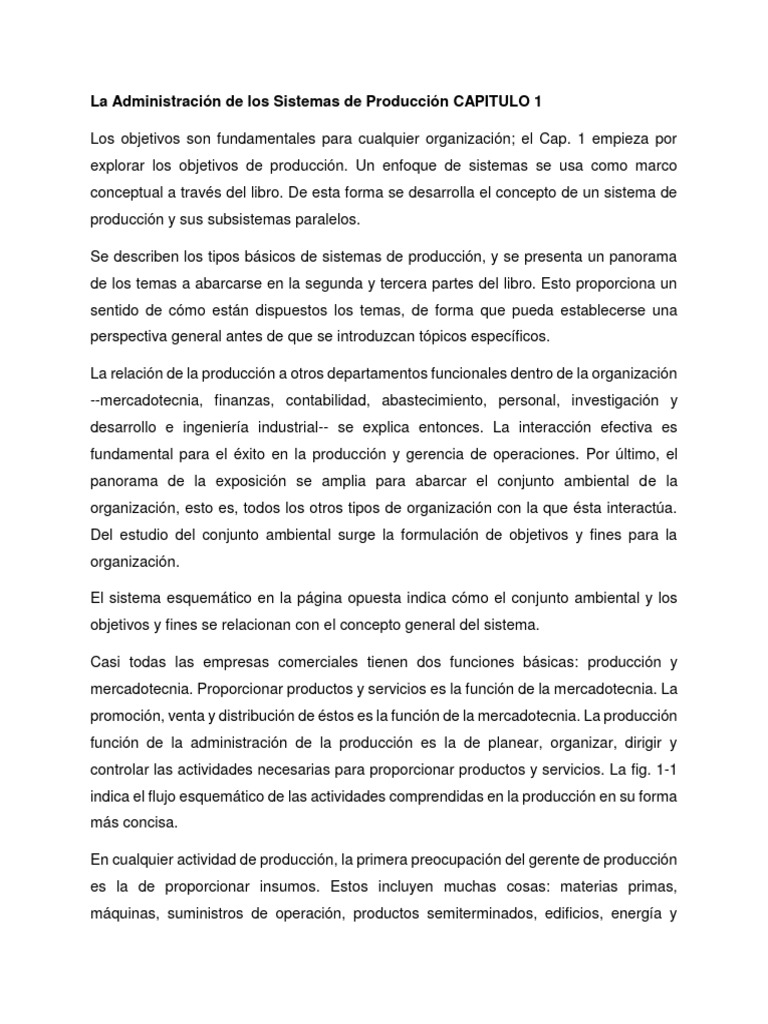 Capitulo de Produccion Lab 1 | PDF | Marketing | Business