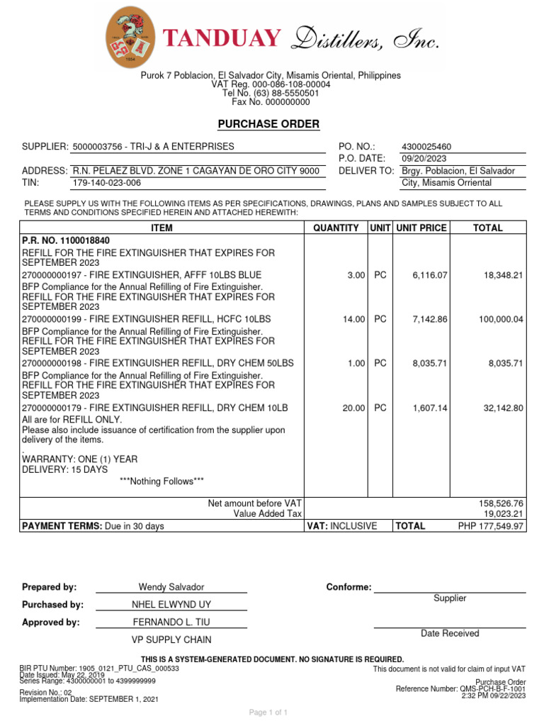 Tri-J & A Enterprises 43-25460 18840 | PDF | Value Added Tax | Business