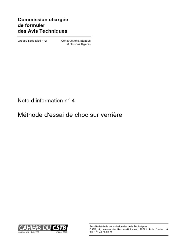 CSTB-3228-Choc-Verriere-pdf | PDF