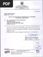 DepEd Order 88 Revised Color Coding Scheme | PDF