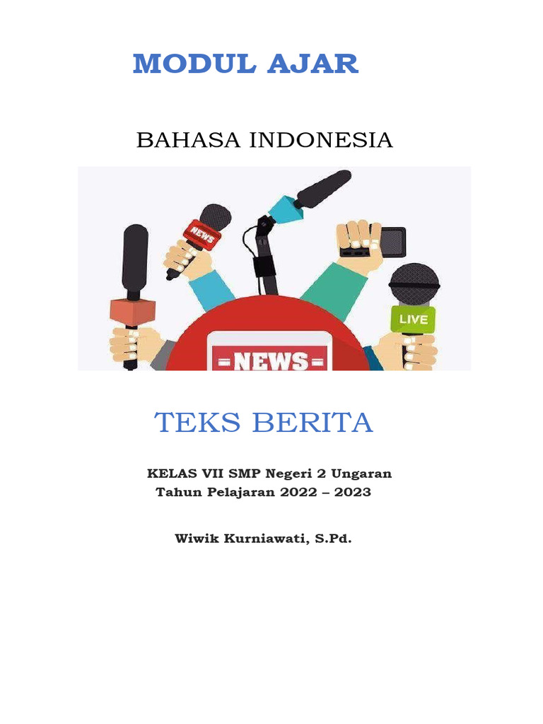 Modul Ajar Bindo Berita | PDF