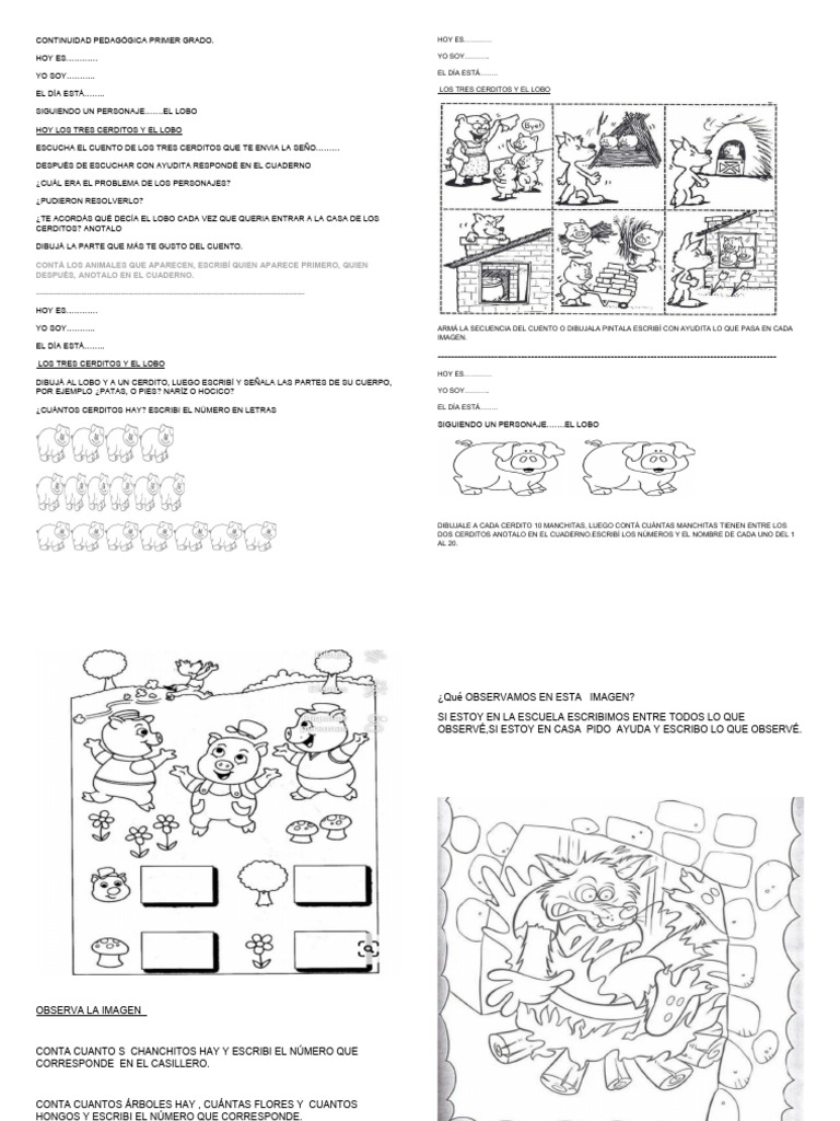 Los Tres Cerditos | PDF