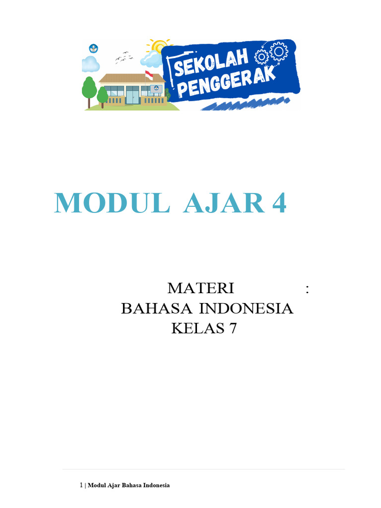 Modul Ajar KLS 7 Bab 4 Teks Berita Eksplanasi | PDF