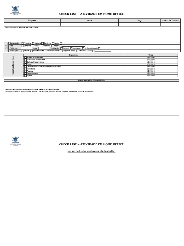 Checklist para Home Office | PDF