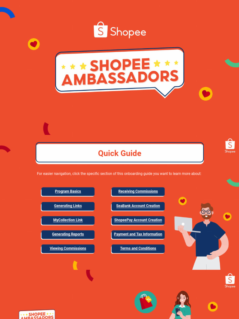 PH - Shopee Ambassadors Program - Onboarding Guidelines | PDF