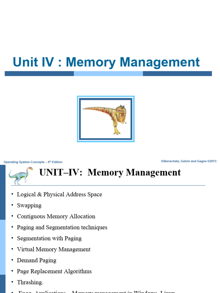 OS Unit IV PPT 2023 | PDF