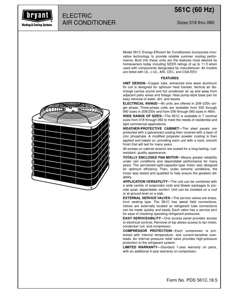 Bryant 561C | Thermostat | Air Conditioning