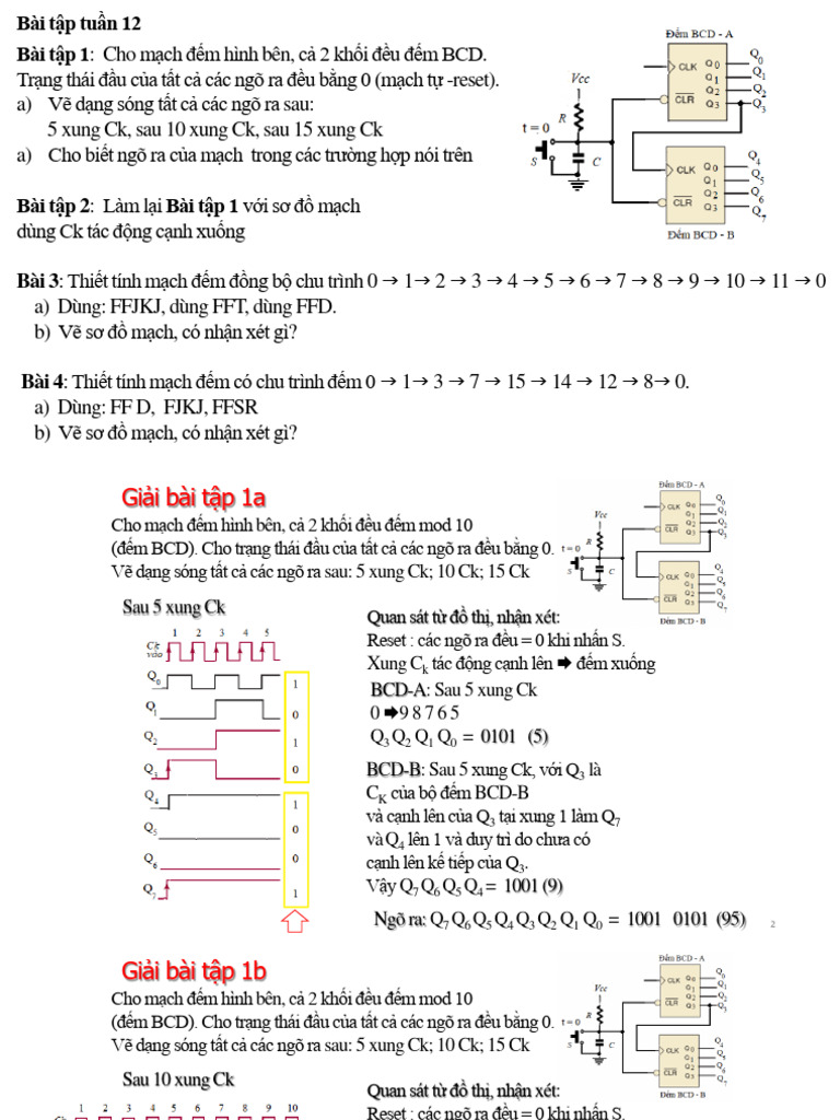 Giai BaiTap Tuan 12 | PDF