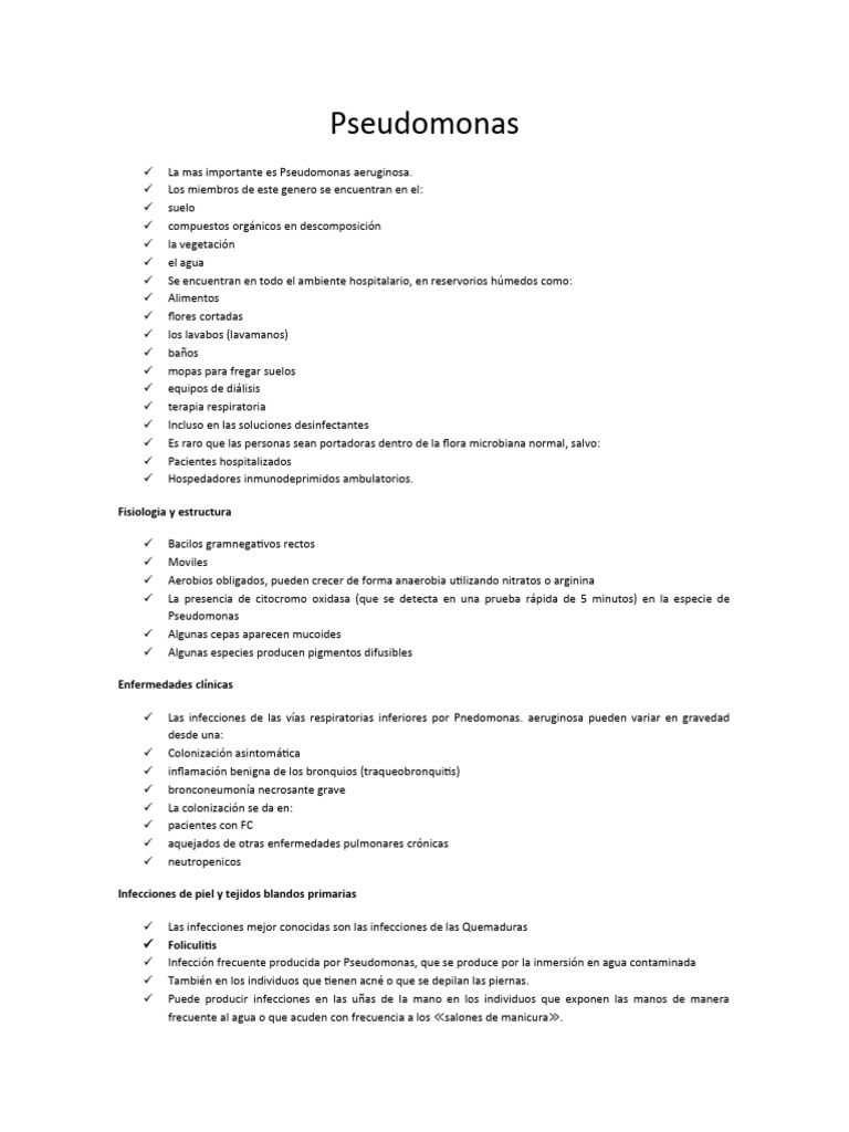 Pseudomonas | PDF | Pseudomonas | Pseudomonas Aeruginosa