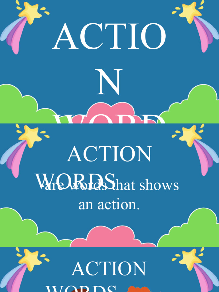 Action Words | PDF