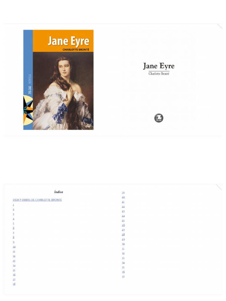 Jane Eyre_Versión Escolar | PDF