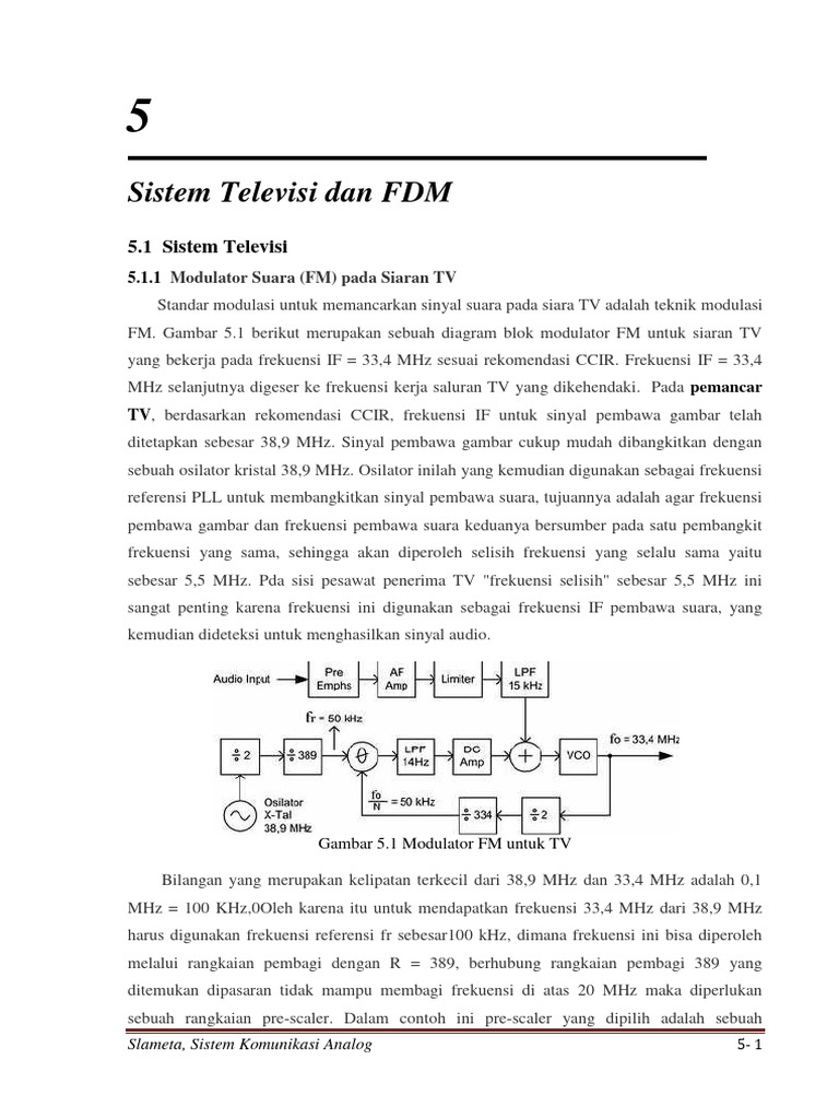 Sistem TV, FDM | PDF | Komputer