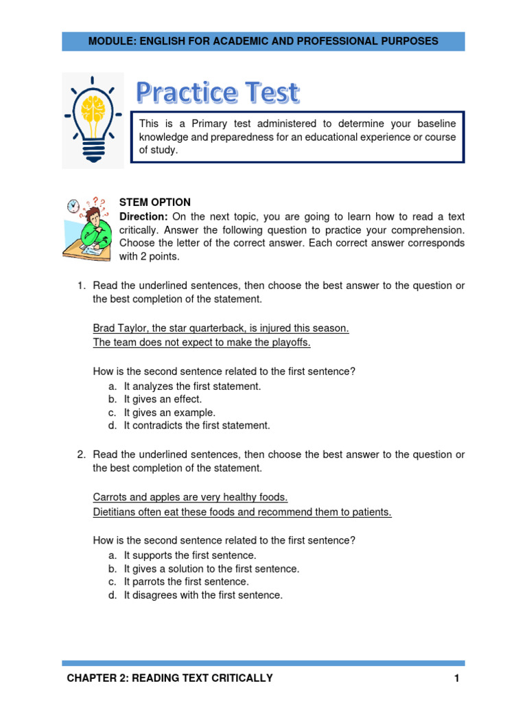 CHAPTER-2-PRACTICE-TEST (1) | PDF