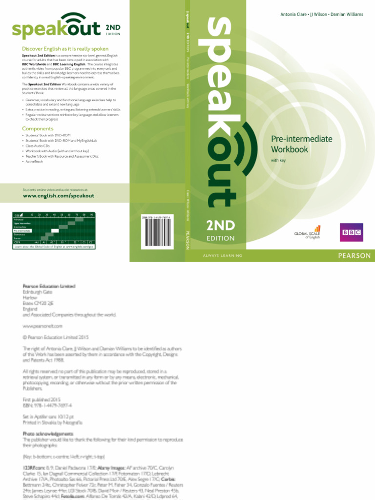 Speakout Pre-Intermediate Workbook - 2nd | PDF
