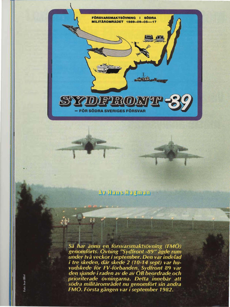 FV Nytt 5 89 Ovn Sydfront 89 | PDF