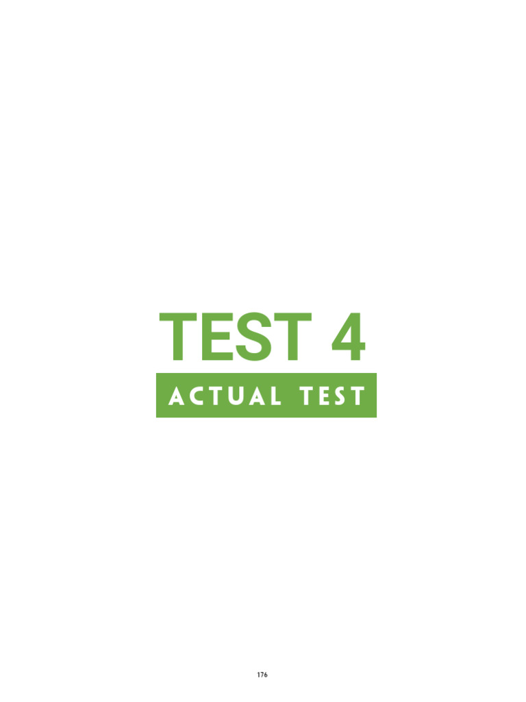 Test 4 - Actual Test | PDF
