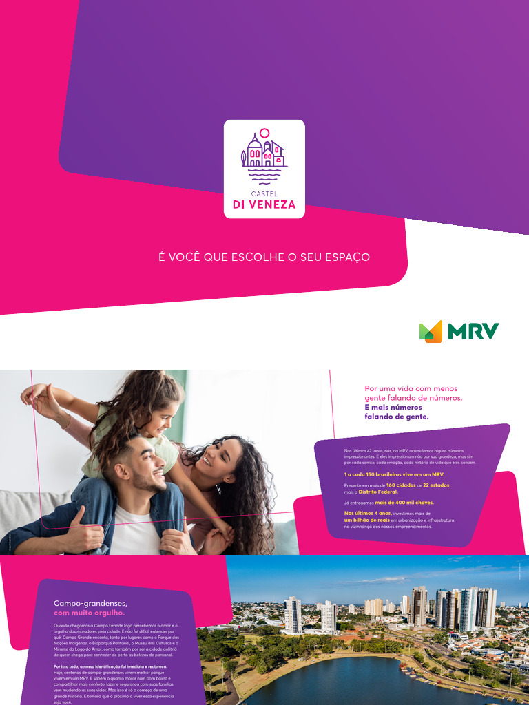 Castel di Veneza: Seu Novo Lar MRV | PDF | Ar condicionado | Amor