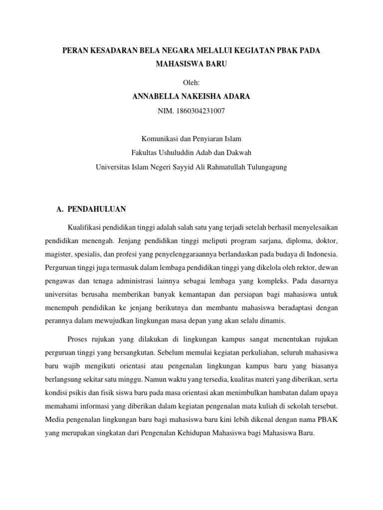 Essay Pbak | PDF