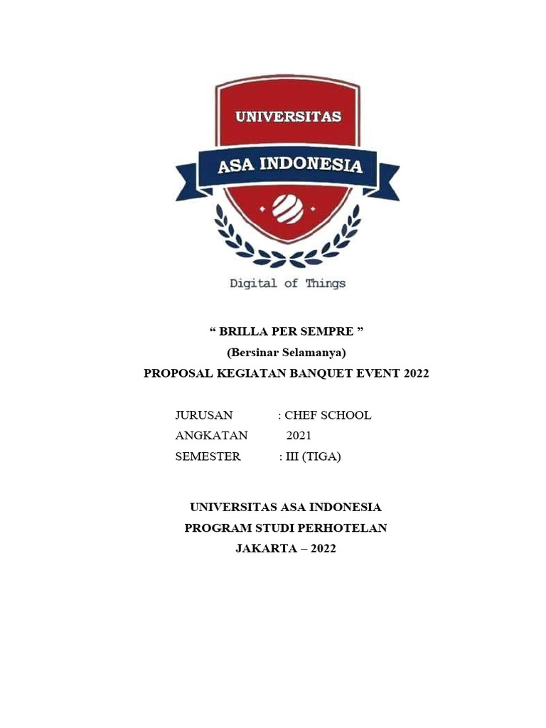 Revisi Proposal Banquet New 1 | PDF