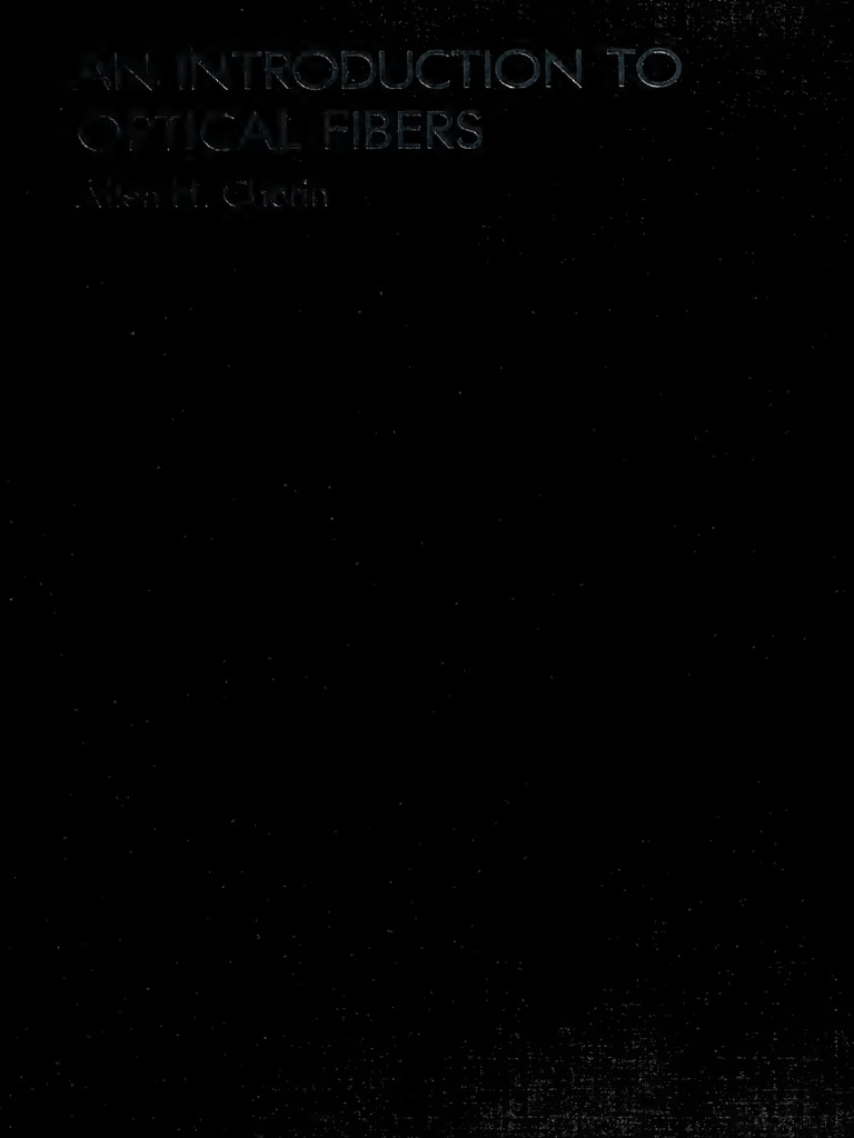 An Introduction To Optical Fibers | PDF | Optical Fiber | Waveguide