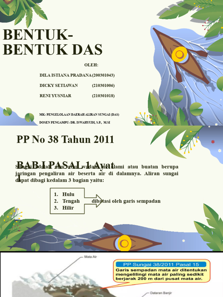 Bentuk dan Pola DAS: Analisis Banjir | PDF | Ilmu Sosial | Kajian Bahasa Asing