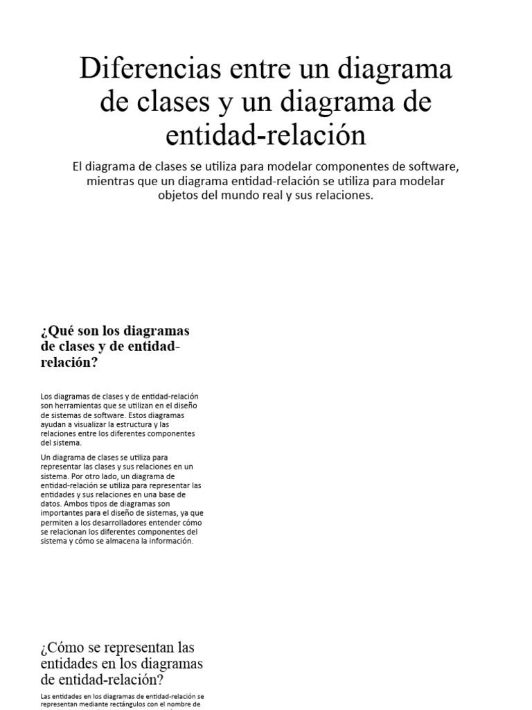 Diferencias Entre Un Diagrama de Clases y Un | Descargar gratis PDF ... Diferencias Entre Un Diagrama de Clases y Un | Descargar gratis PDF ...
