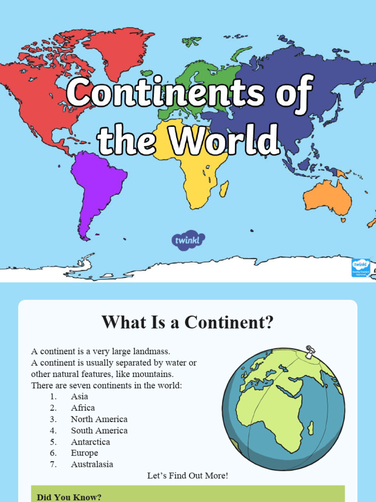 Continents | PDF