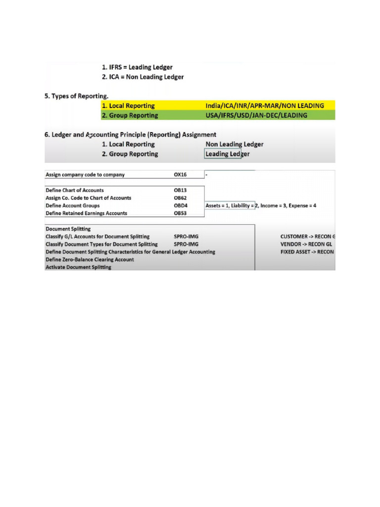 SAP FICO Ledger, Accounting Principles, Parallel Currency Concept. | PDF