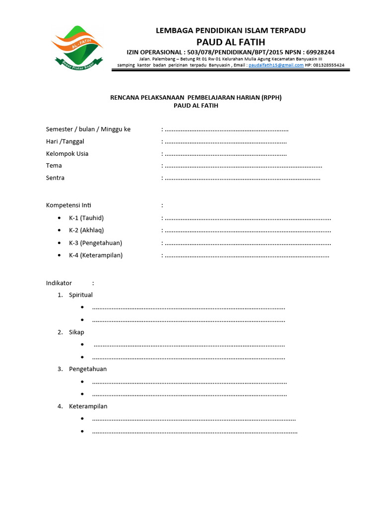 Form RPPH Jsit 2018 | PDF