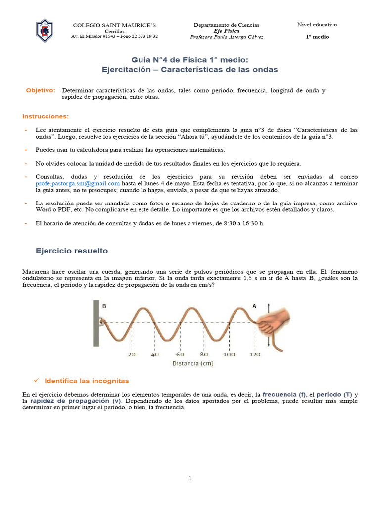 Péndulo Simple | PDF | Frecuencia | Olas