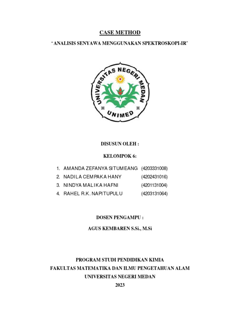 Case Method Kimia Instrumen Kelompok 6 | PDF