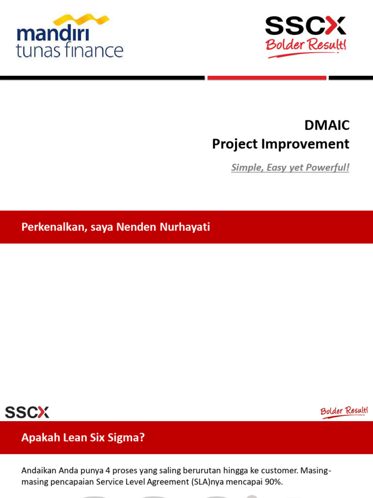 2021 SSCX MTF Lean Six Sigma 0614 | PDF