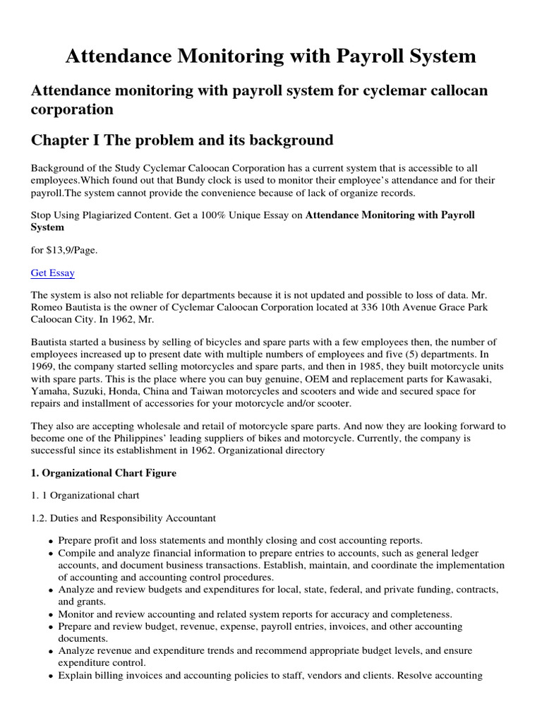 Not Sure Attendance - Monitoring - With - Payroll - System | PDF ... Not Sure Attendance - Monitoring - With - Payroll - System | PDF ...
