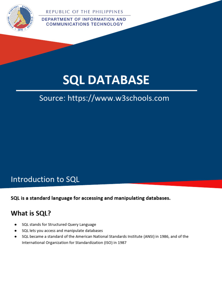 Tot Webdev - SQL | PDF | Sql | Table (Database)