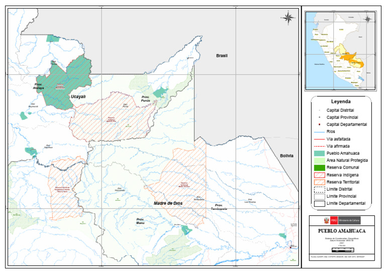 Mapa Pueblo Amahuaca | PDF