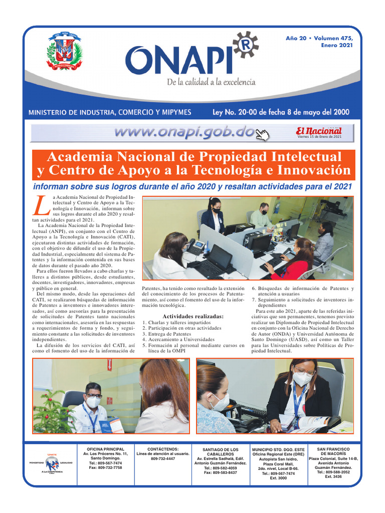 ONAPI Internet 15 de Enero de 2021 | PDF