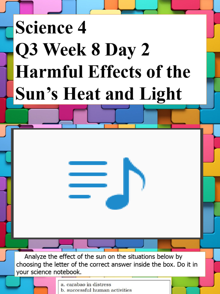 Science 4 Q3-Week 8 Day 2- Harmful Effects | PDF