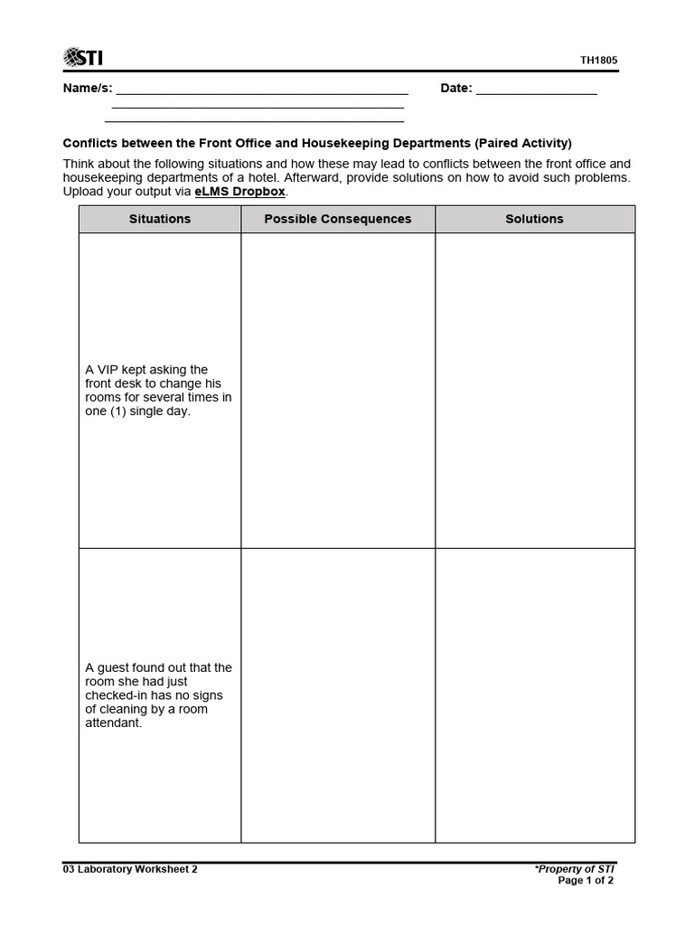 03 Laboratory Worksheet 2 | PDF