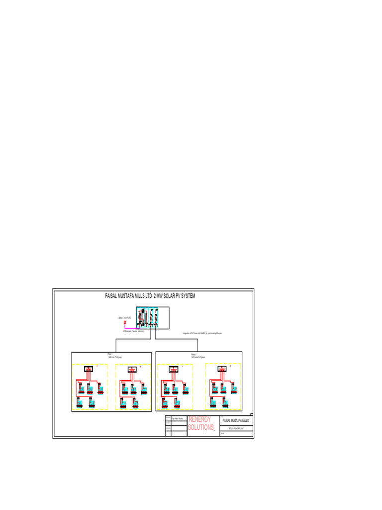 Solar PV System Switchgear Plan | PDF