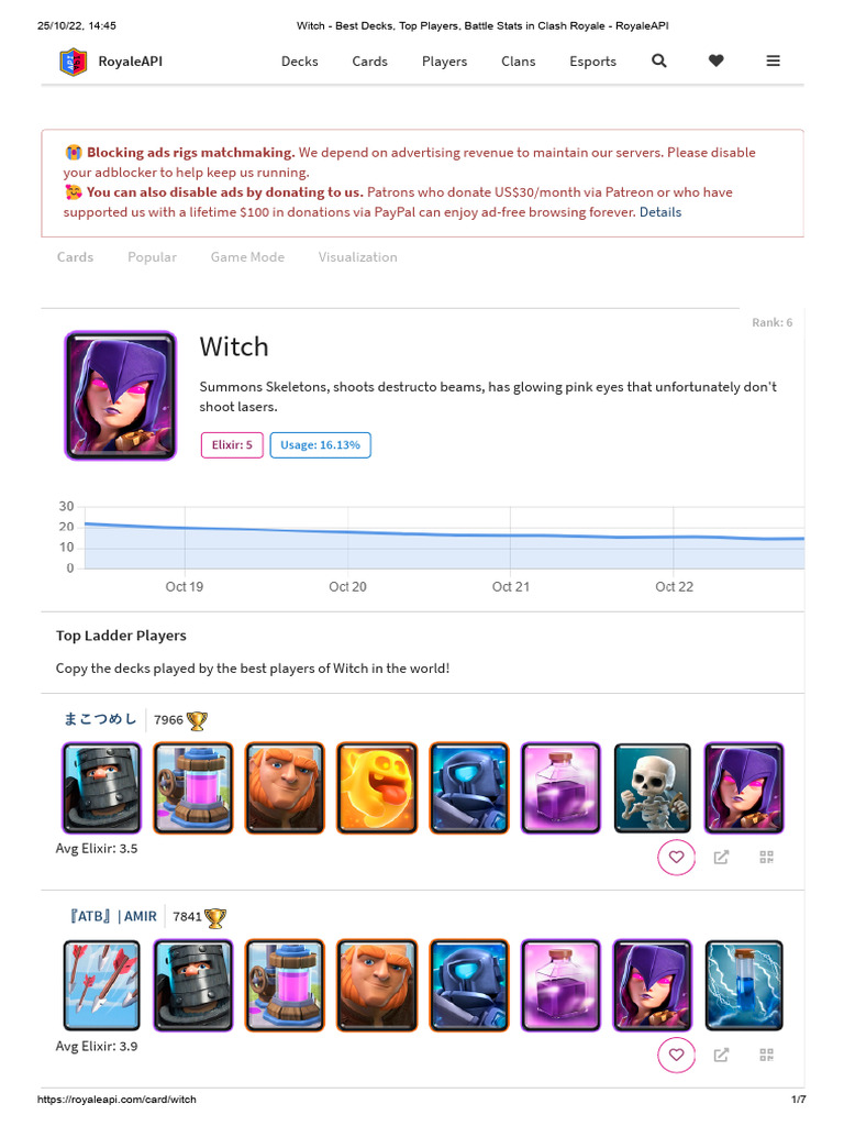 Bruja Normal Clash Royale | PDF