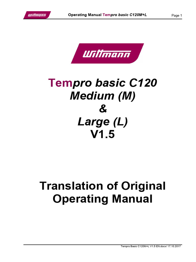 Tempro Basic C120M+L V1.5 en | PDF | Home & Garden