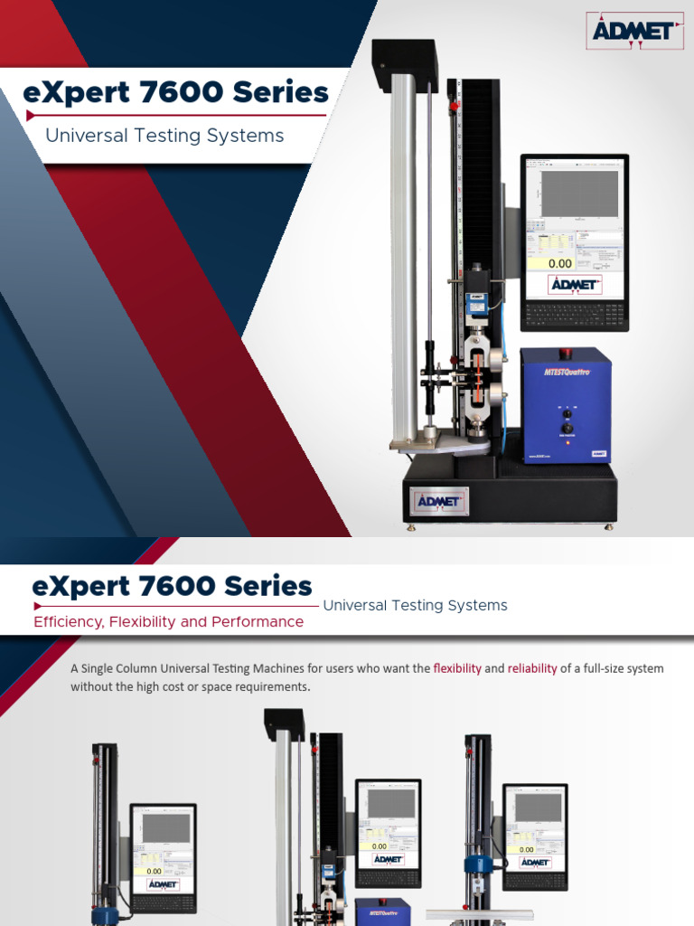 ADMET Expert 7600 Brochure | PDF | Personal Computers | Alternating Current