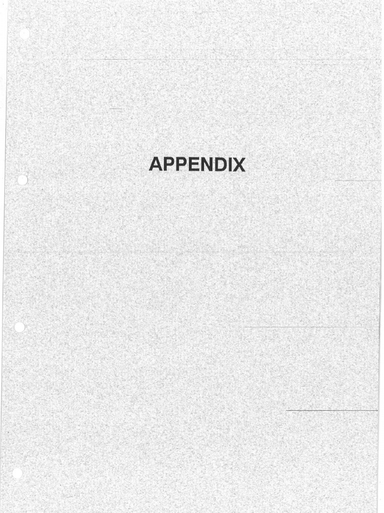 Appendix | PDF