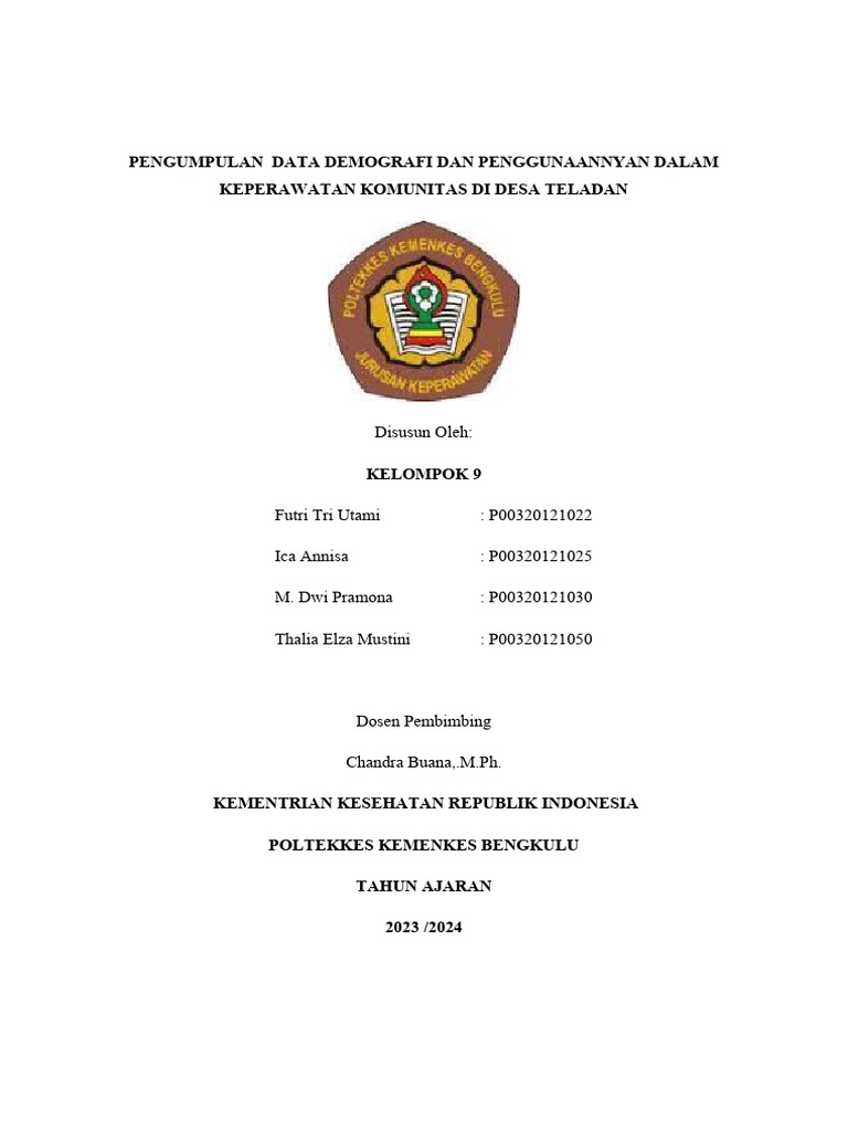 Salin-makalah Komunitas Kel 9 | PDF